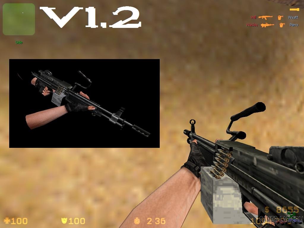 Krystal s M-249 LMG v1.2 - M249 - Counter-Strike: Condition Zero ...