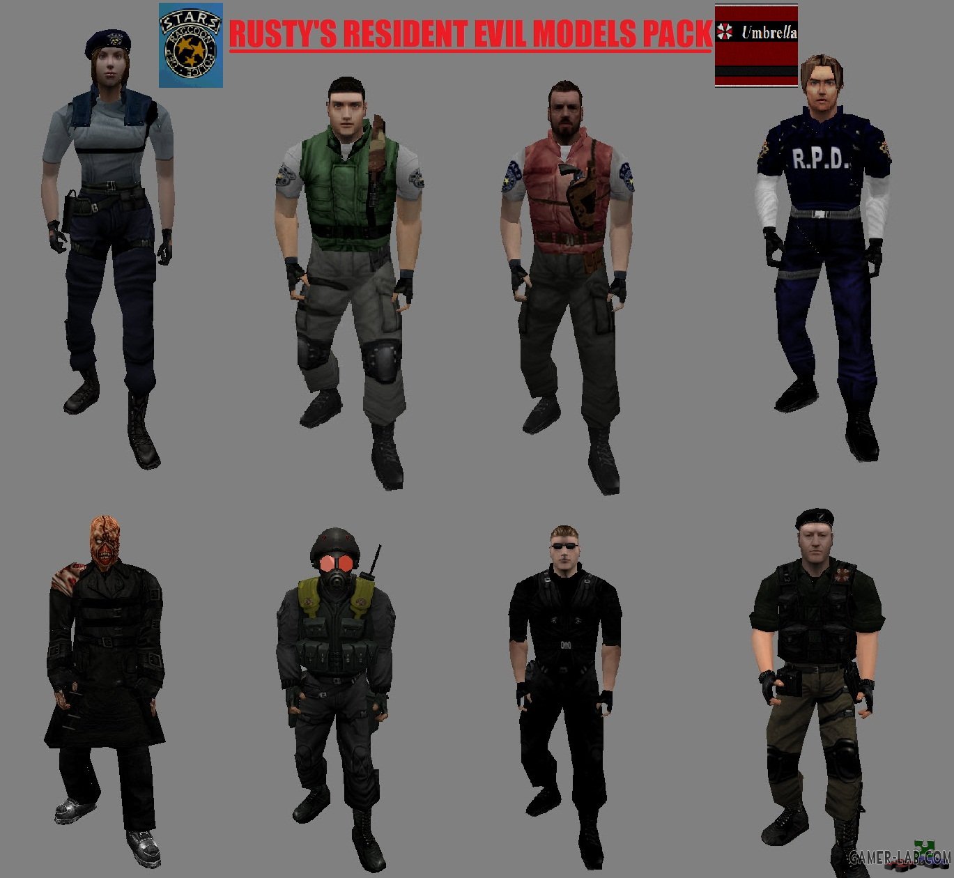 Rusty's Resident Evil Models Pack - Sven Co-op - Packs - Goldsrc ...