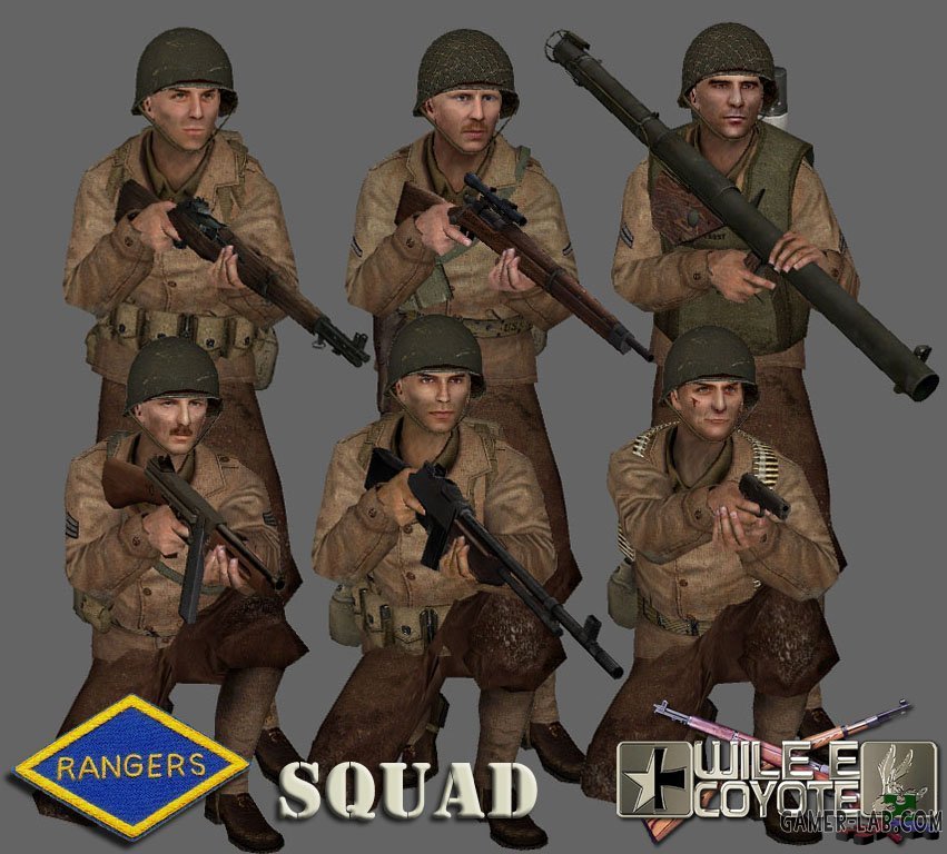 Ranger_Squad - Союзники - Day of Defeat: Source - Модели игроков ...