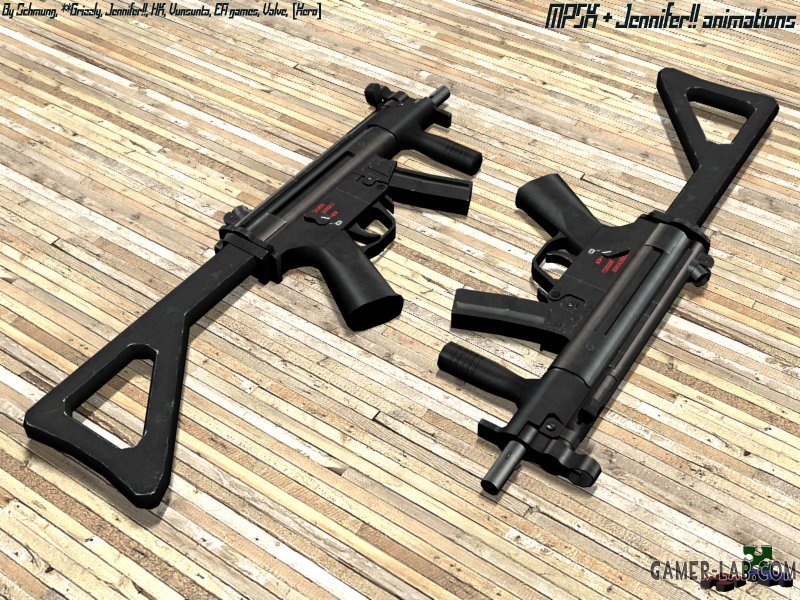 MP5k - MP5 - Counter-Strike: Source - Weapon models - Source Warehouse ...