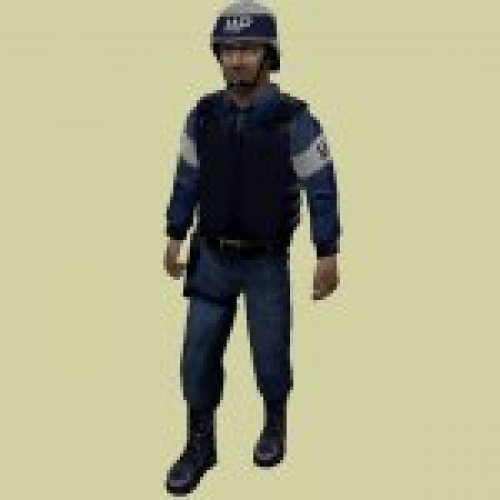 MP Barney - Military personnel - NPC, monsters - Goldsrc warehouse (HL1 ...