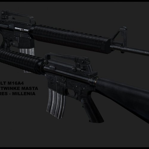 M16A4 - M16 - Insurgency - Weapon models - Source warehouse (HL2)