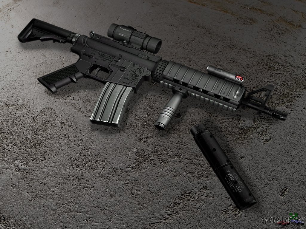 CQB_M4_TAC - M4A1 - Counter-Strike: Source - Модели оружия - Склад SOURCE (HL2)