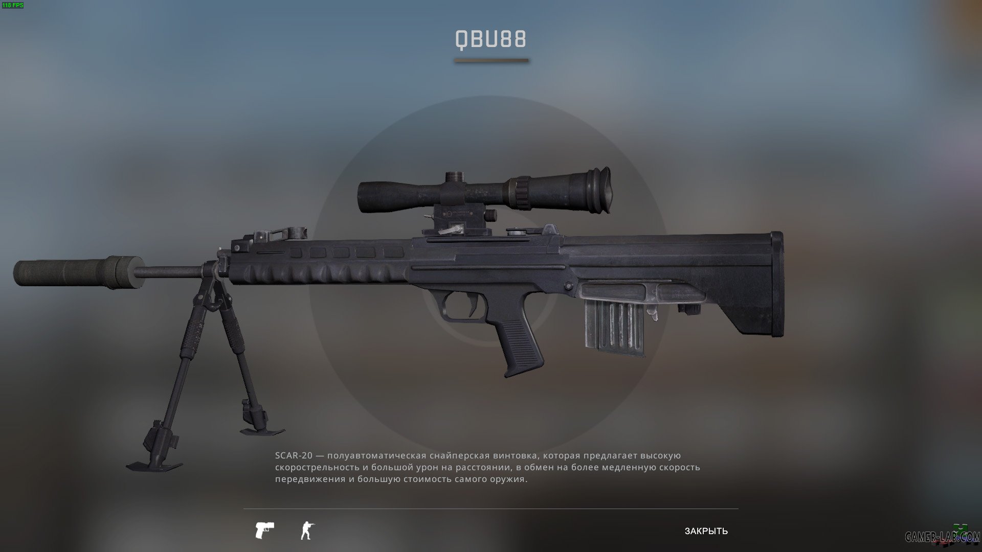 QBU-88 - Scar-20 - Counter-Strike: Global Offensive - Weapon models ...