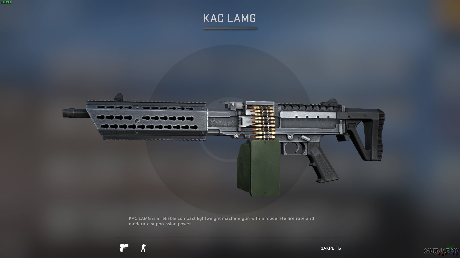 KAC LAMG - Negev - Counter-Strike: Global Offensive - Weapon models ...