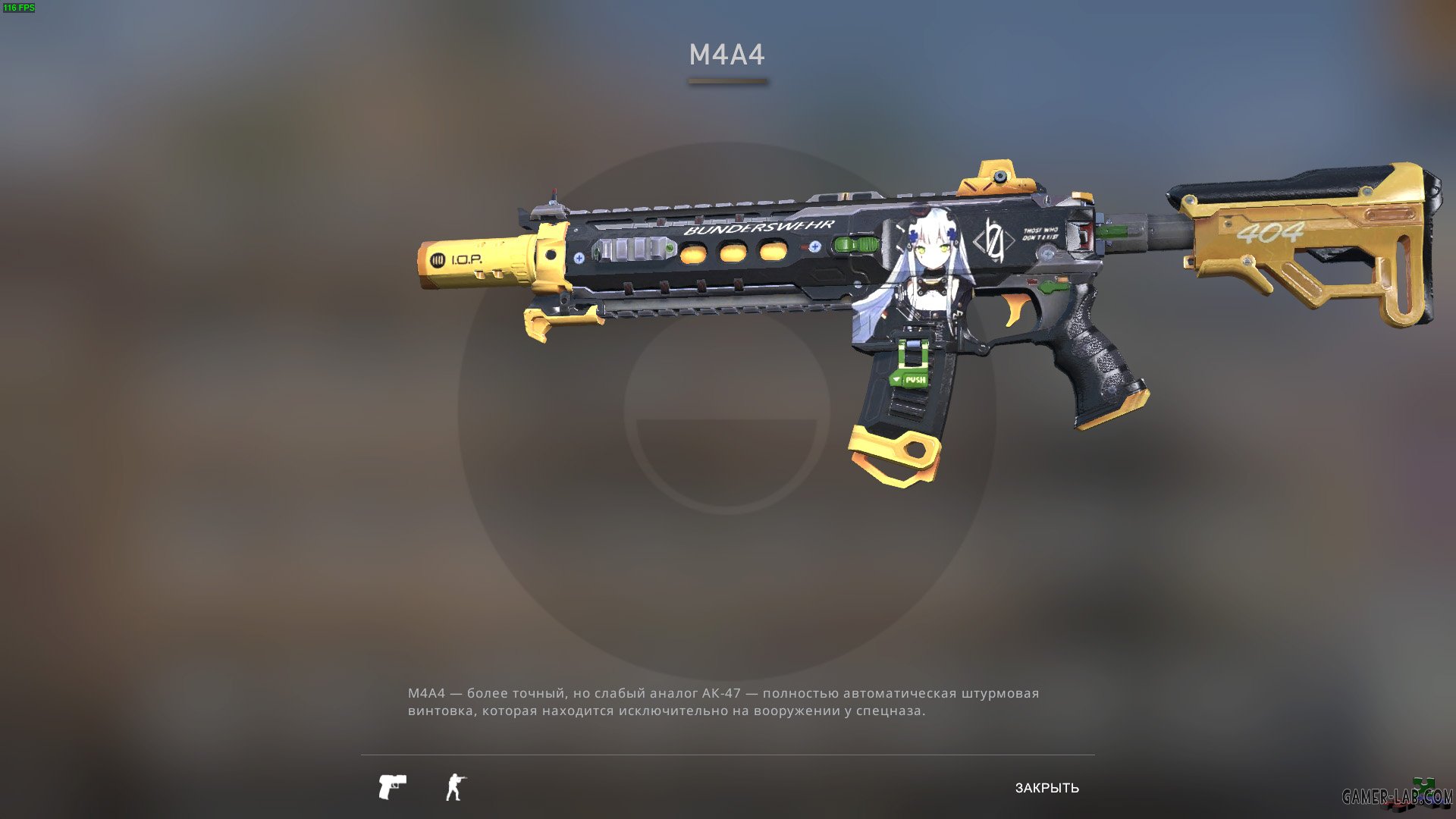 Girls' Frontline ICR-1 Glided Glitter - M4A4 - Counter-Strike: Global ...