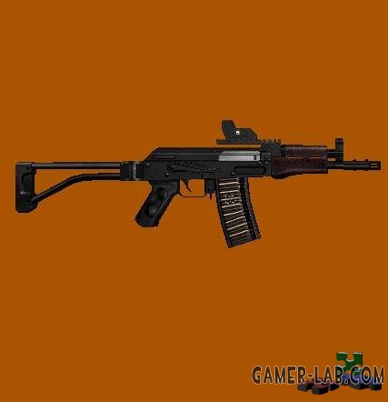 AKС-74У with collimator - AK-47 - Counter-Strike - Модели оружия ...