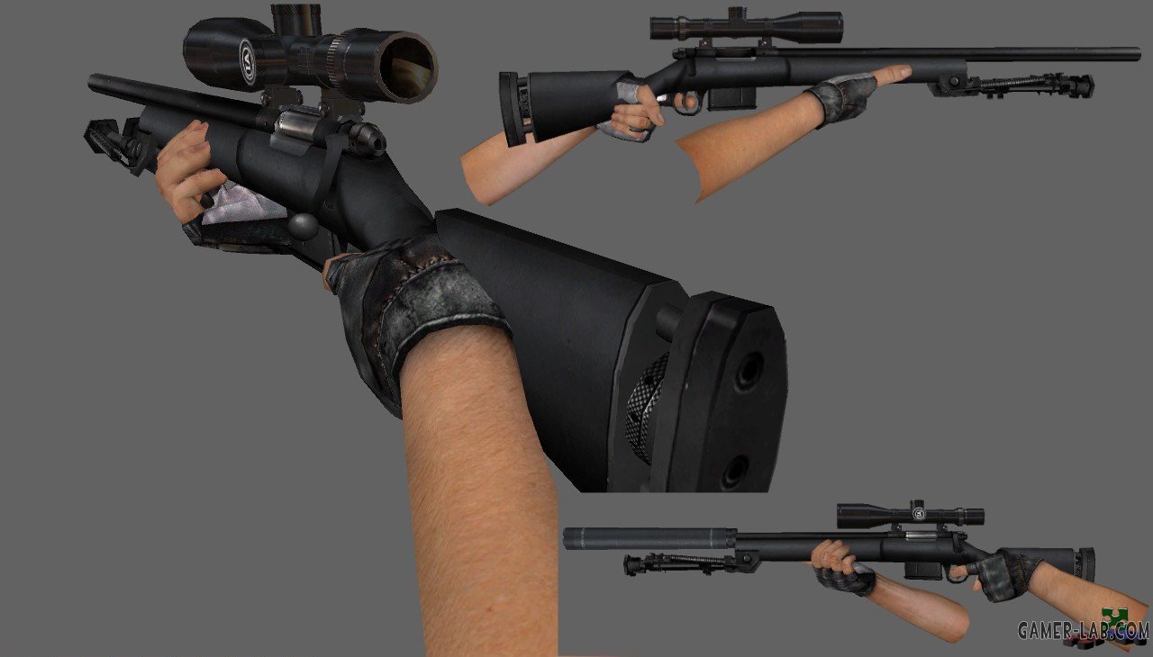 Tactical M24 - Scout - Counter-Strike: Source - Weapon models - Source ...
