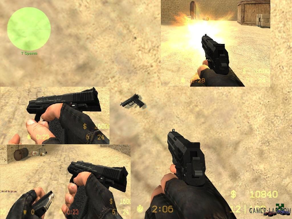 USP Tactical .40SW - USP - Counter-Strike: Source - Weapon models - Source Warehouse (HL2)