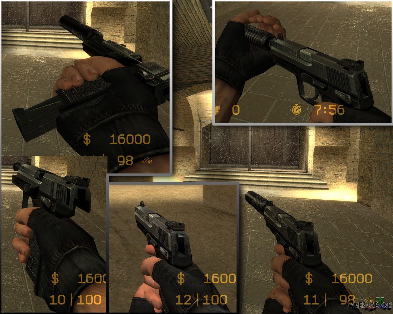 USP retextured - USP - Counter-Strike: Source - Weapon models - Source Warehouse (HL2)