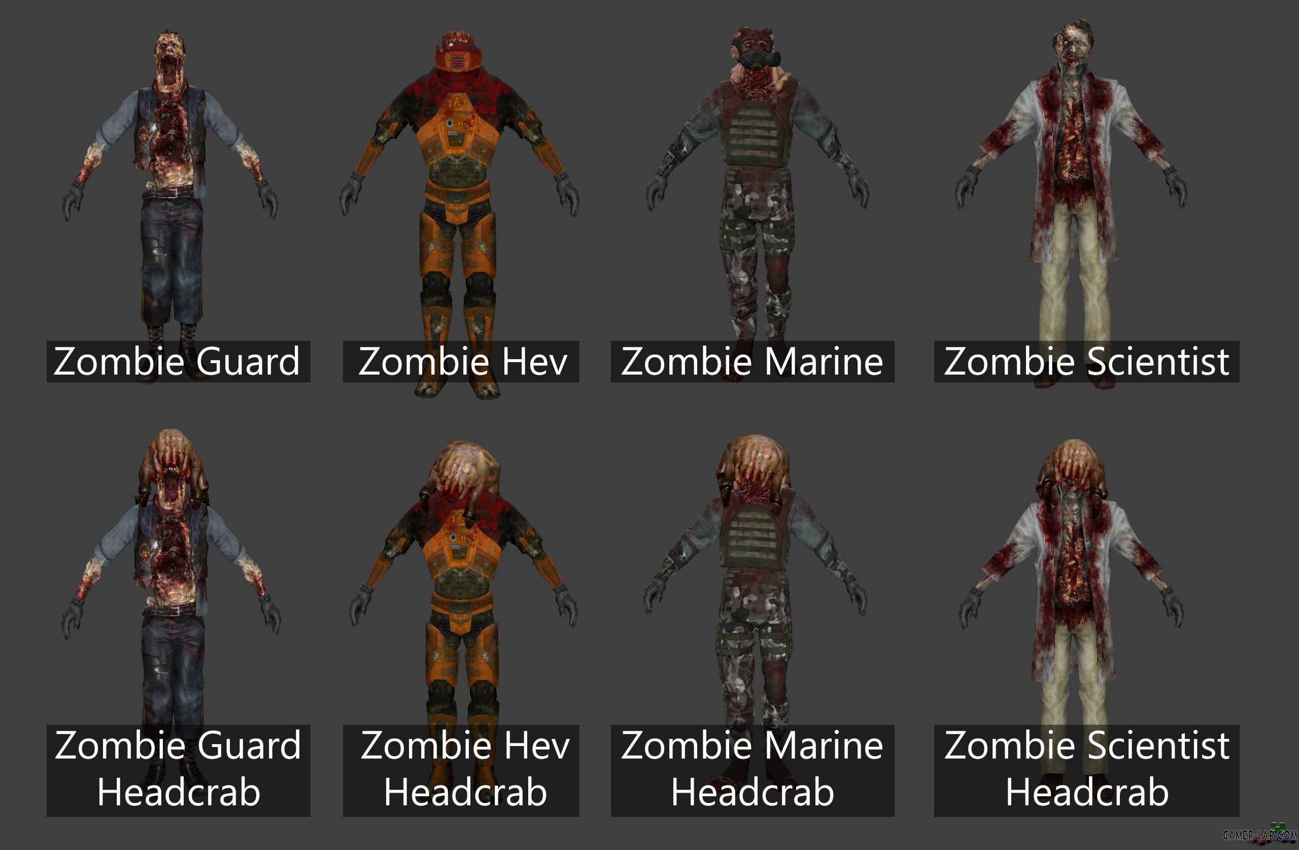 Zombie Pack - Паки - Server-Side Players - Counter-Strike: Global ...