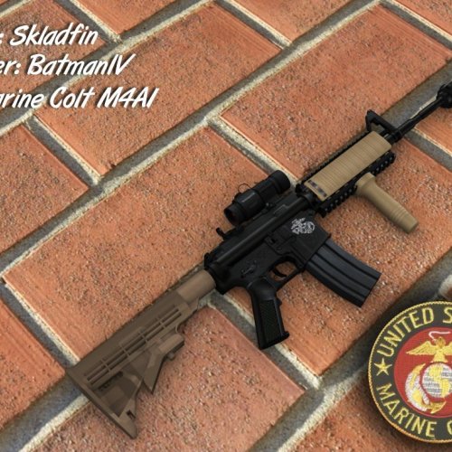 Custom_M4A1_Marine_Tan - M4A1 - Counter-Strike: Source - Weapon models ...
