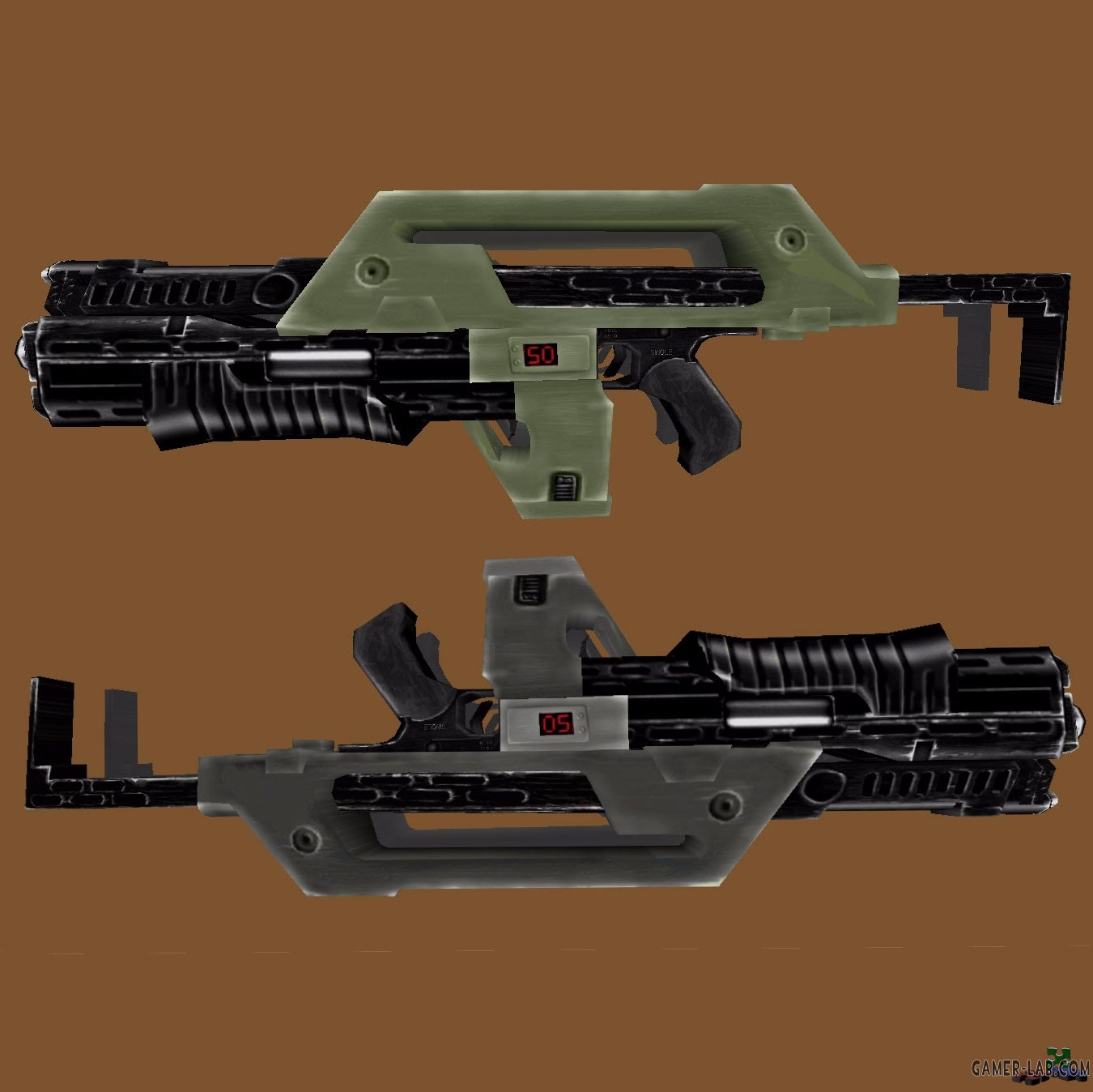 Aliens M41A Pulse Rifle New (2 skins) - Submachine Gun - Half-Life ...