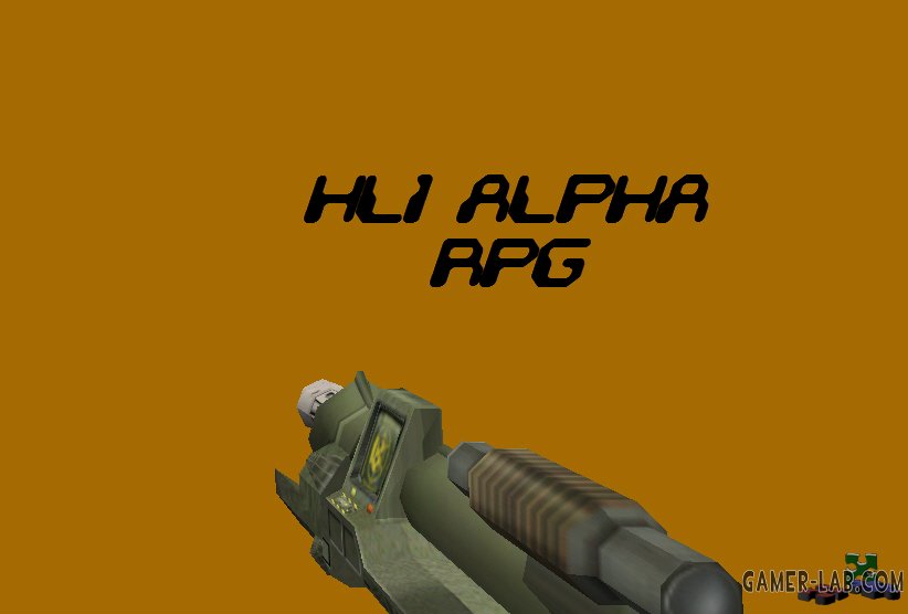 HL1 Alpha RPG - RPG - Half-Life - Weapon models - Goldsrc warehouse ...