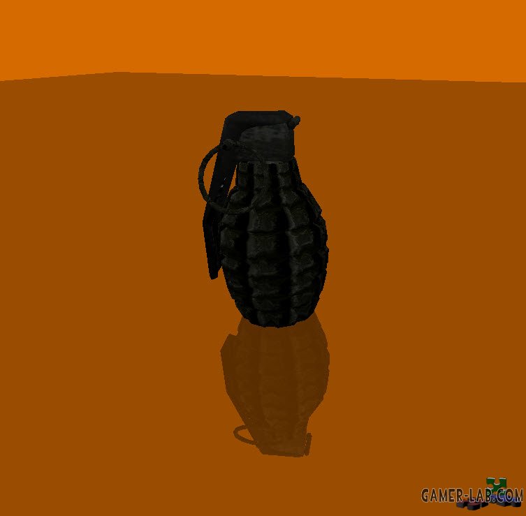 BMS Alpha Grenade F-1 - Grenades - Half-Life - Weapon models - Goldsrc warehouse (HL1) - Модель ...