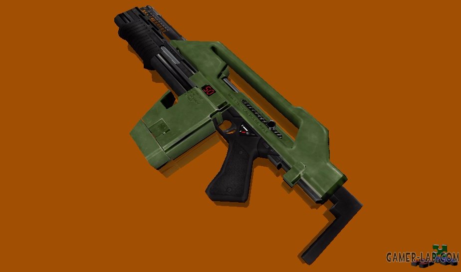 Aliens M41A Impulse Rifle Green HD - Автомат - Half-Life - Модели ...