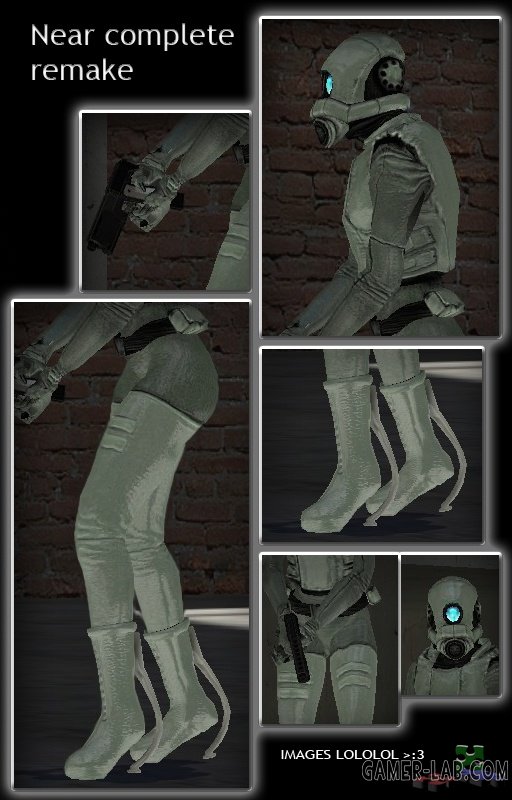 Female Assassin v.3 Replace Alyx - Civilians - Biology - Various models ...