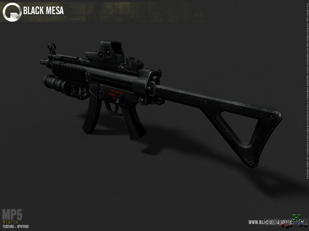 BMS Alpha MP5 with GP-25 & EOTech - Submachine Gun - Half-Life - Weapon ...