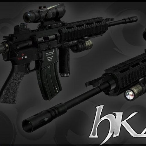 SpecOps HK416 Tactical With Acog - AUG - Counter-Strike: Source ...