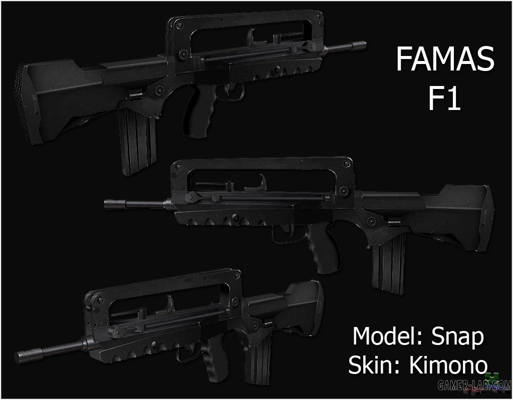 Famas F1 Assault Rifle - Famas - Counter-Strike: Source - Модели оружия ...