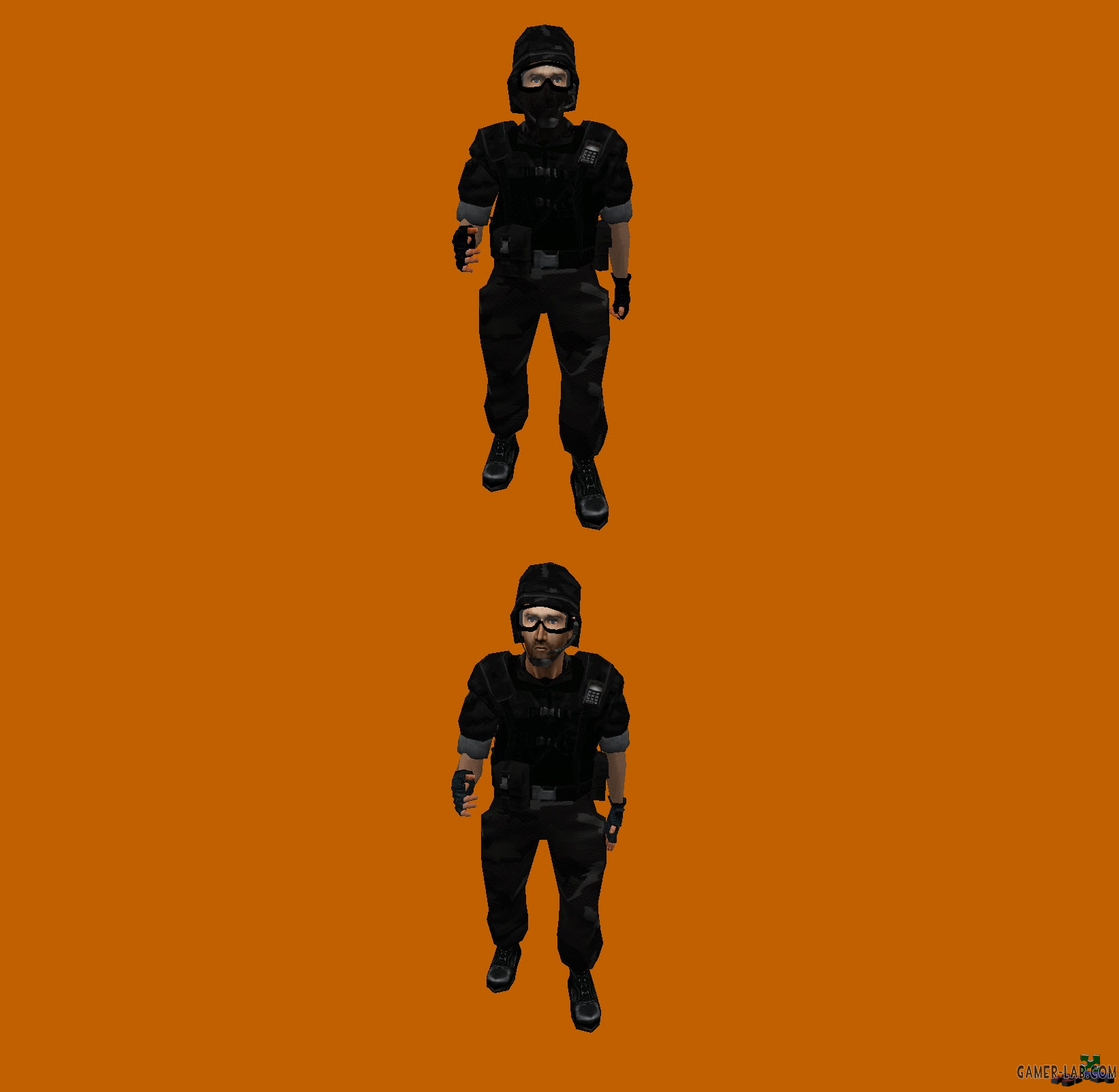 Two Black Human Grunts - Guys - Half-life/Opposing Force/Blue Shift ...