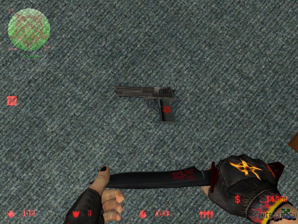 Deagle With Blood Pentagram - Desert Eagle - Counter-Strike: Source ...