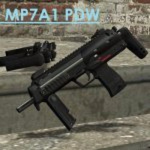 HK MP7A1 PDW - Submachine Gun - Half-Life 2 - Модели оружия - Склад SOURCE (HL2) - Отличная ...