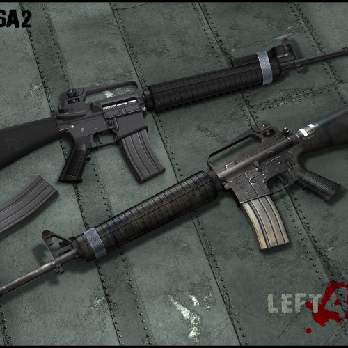 Colt_M16A2 - M16 - Left 4 Dead - Weapon models - Source Warehouse (HL2)
