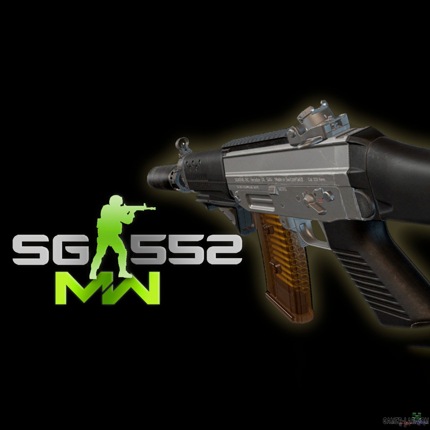 SG552 Commando - SG 553 - Counter-Strike: Global Offensive - Weapon models - Source warehouse ...