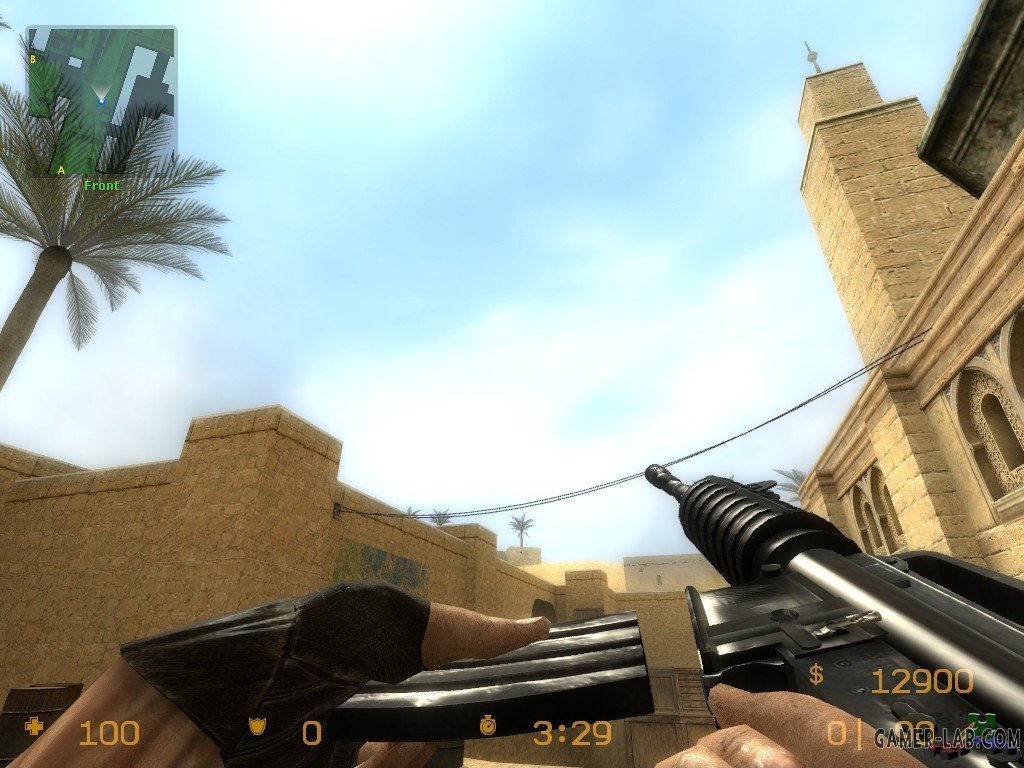 Shortez_Default_m4a1_on_phong_textures_James_anims - M4A1 - Counter-Strike: Source - Weapon ...