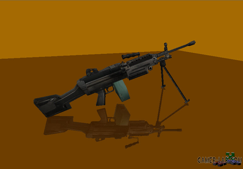 CoD MW2 M249 - M249 - Counter-Strike - Weapon models - Goldsrc ...